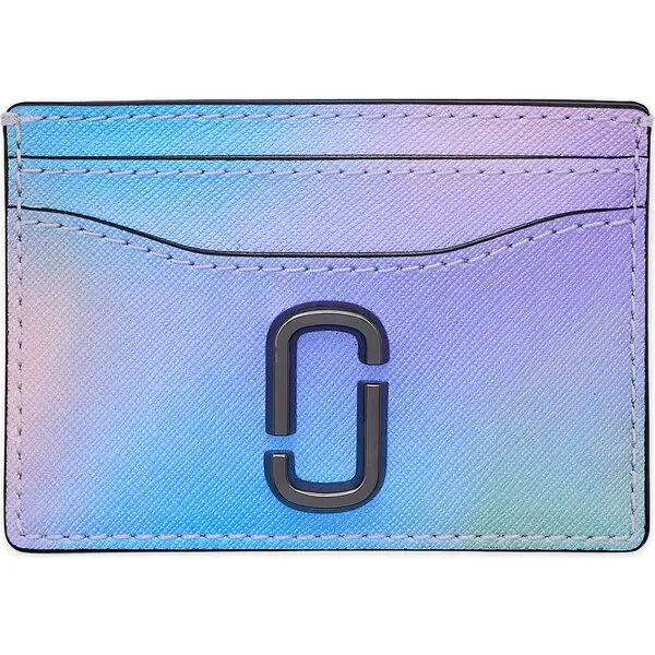 Marc Jacobs The Airbrush Utility Snapshot Card Case - Blue Multi