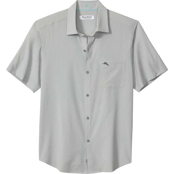 Tommy Bahama Bahama Coast Venice Vines Islandzone® Short Sleeve Button-up Shirt - Harbor Mist