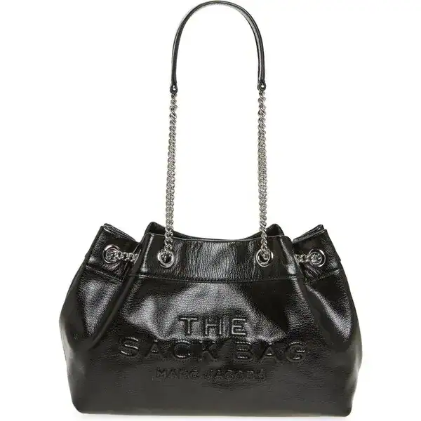 Marc Jacobs The Chain Sack Bag - Black | Editorialist