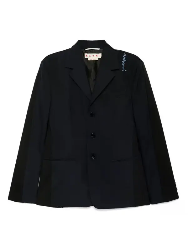 Marni Single Breasted Wool Blazer
