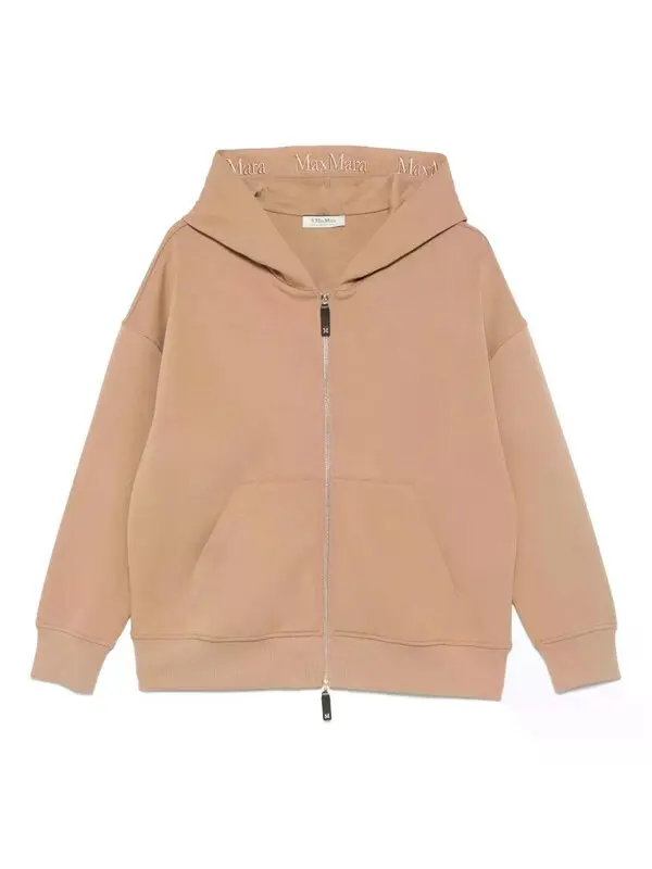 Max Mara Zip-up Hoodie - Neutrals
