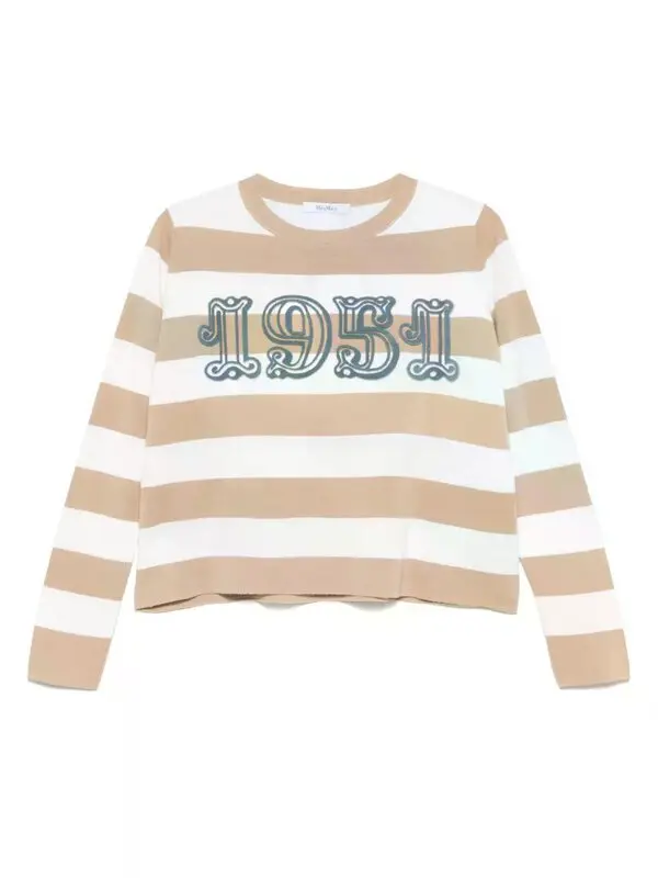 Max Mara Virgin Wool Sweater - White