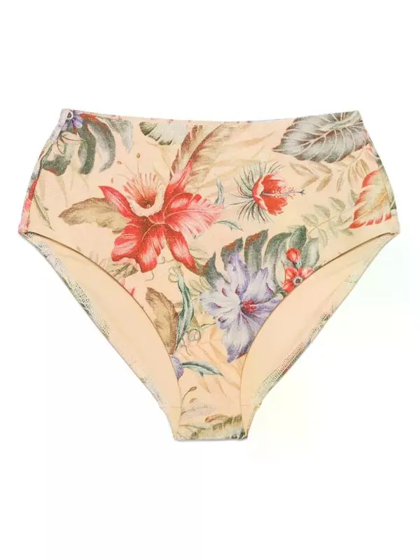 Zimmermann Coco Bikini Bottom - Neutrals