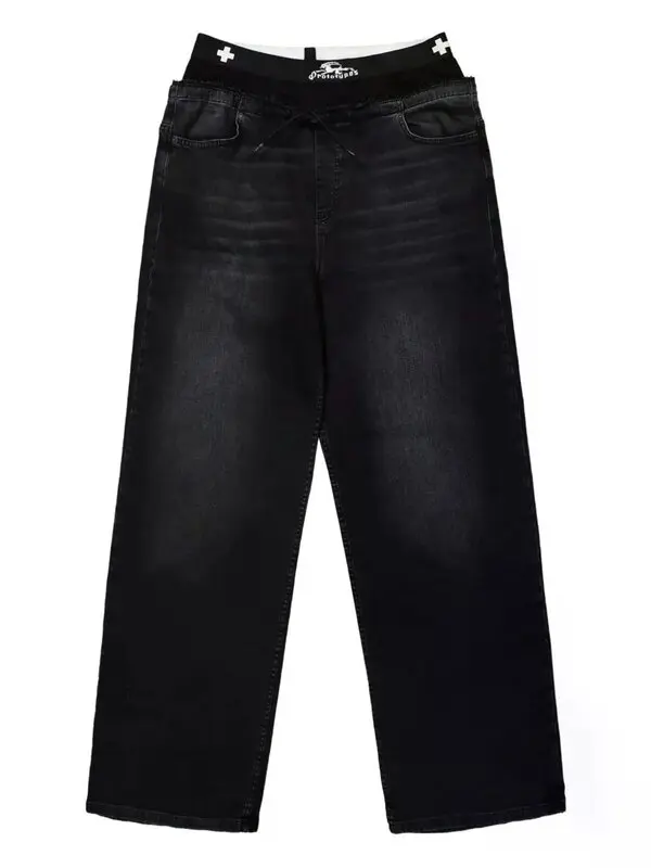PROTOTYPES Elasticated-waistband Jeans