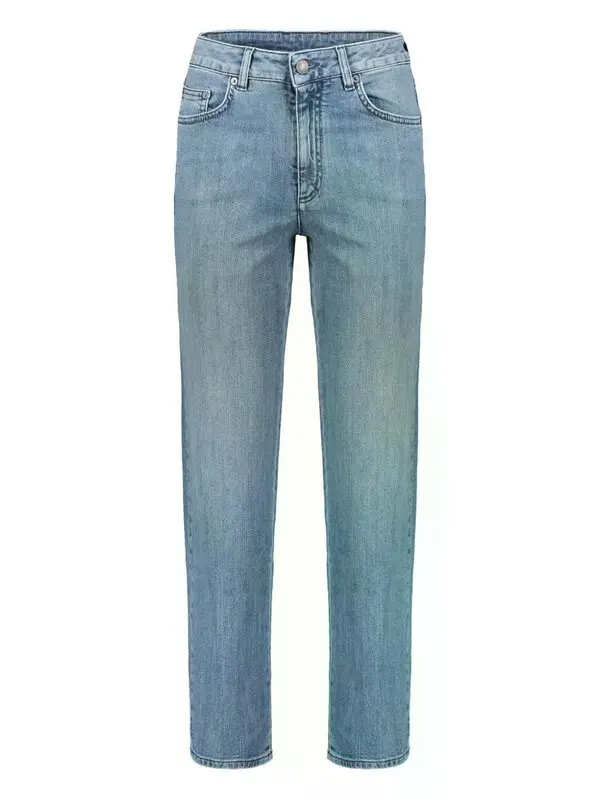 Moschino Bleached-effect Straight Leg Jeans