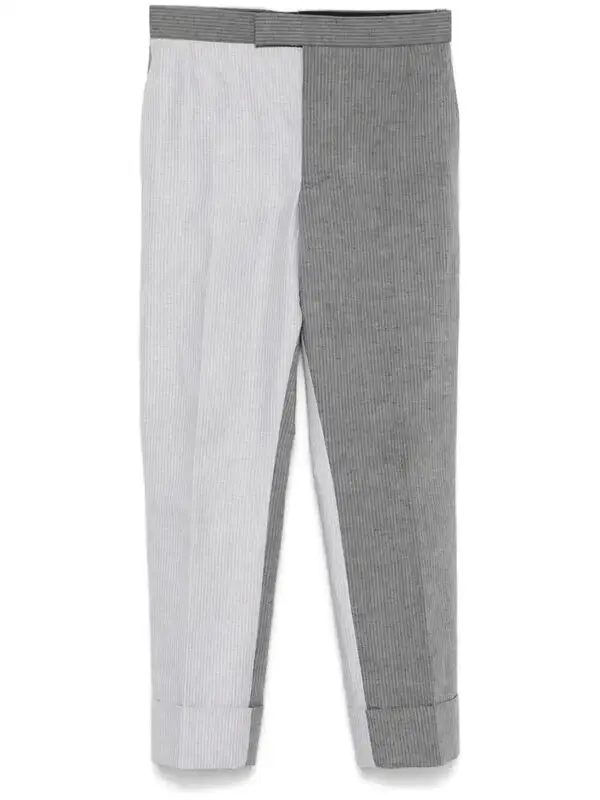 Thom Browne Striped Trousers - 055 Lt Grey