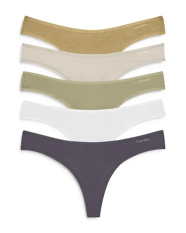 Calvin Klein Thongs, Pack Of 5