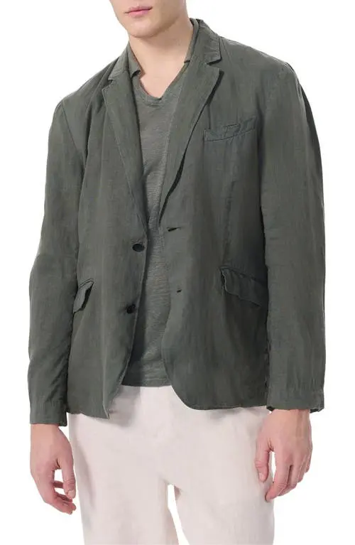 Rag & Bone Butler Patch Pocket Linen Sport Coat - Pavement