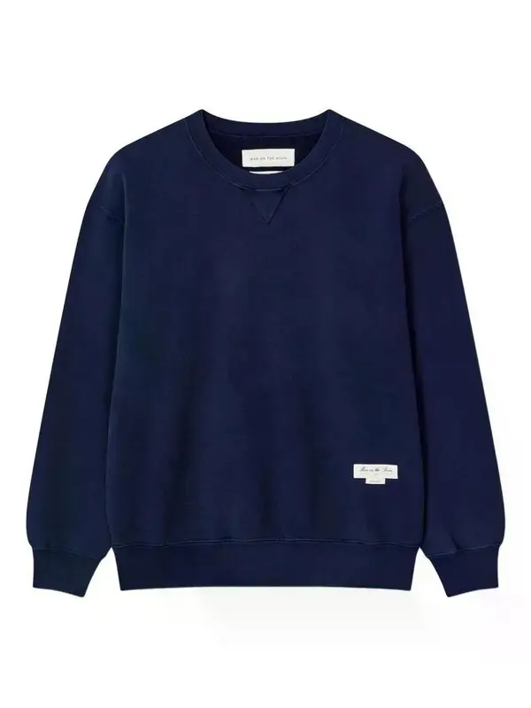 MAN ON THE BOON. Crew-neck Sweatshirt - Blue