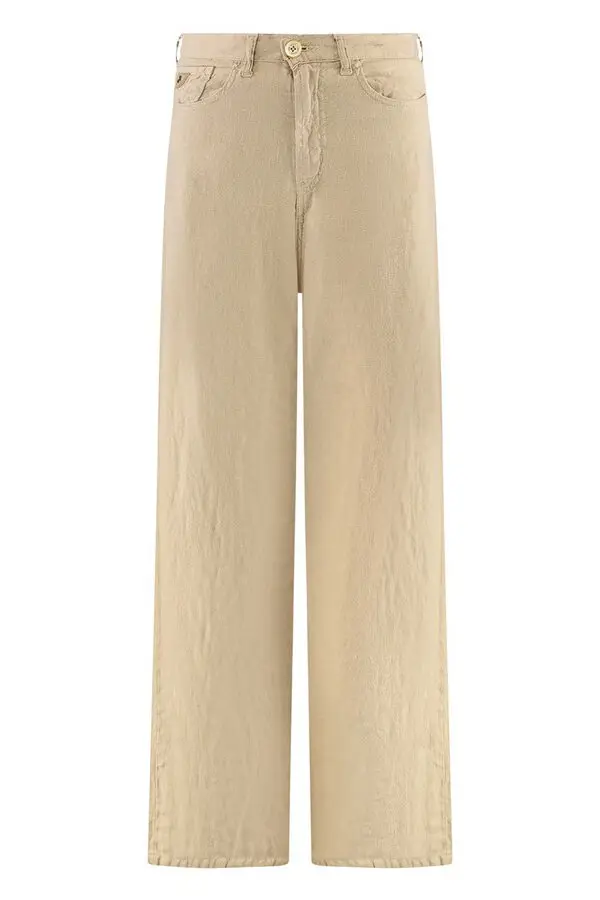 LOIS Marlene Linen Trousers - Beige