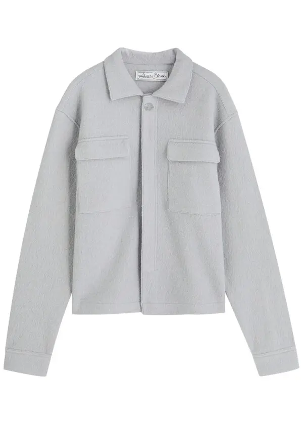 ABOUT BLANK Wool Overshirt Jacket