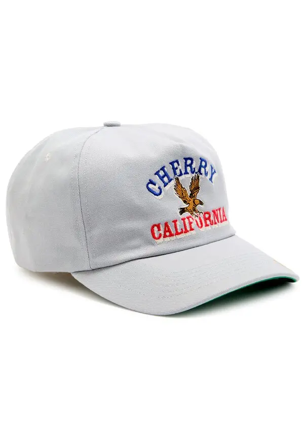 CHERRY LOS ANGELES Speed Series Embroidered Cotton Cap - Grey