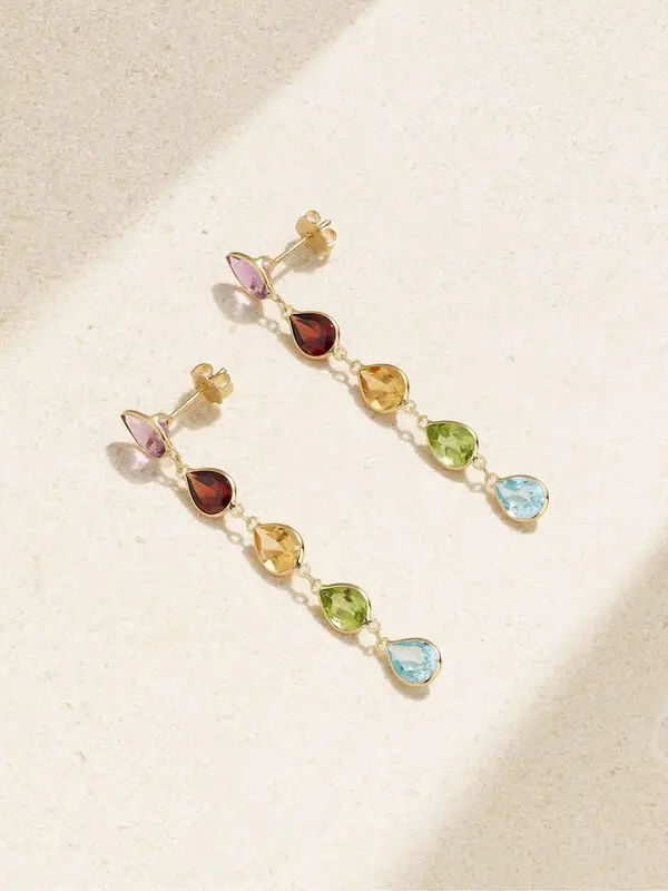 Jia Jia Chakra Multi-stone Earrings