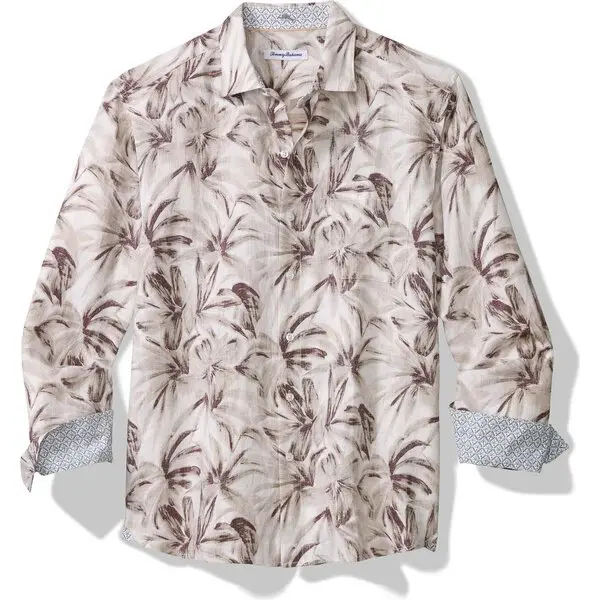 Tommy Bahama Paradise Dunes Floral Linen Button-up Shirt