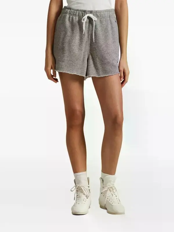Ralph Lauren Frayed-hem Track Shorts - Grey
