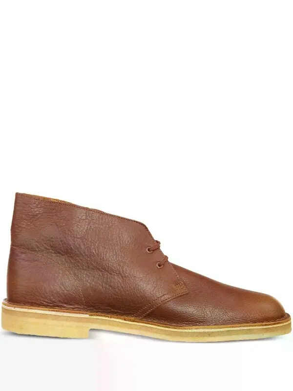 Clarks Leather Desert Boots - Brown