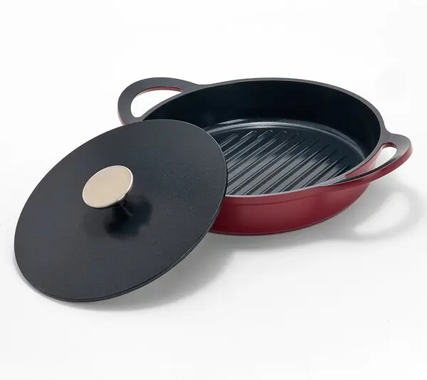 TECHNIQUE As Is Cast Aluminum Nonstick 10' Grill Pan