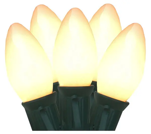 NORTHLIGHT 25ct Opaque C9 Christmas Light Set 2 4ft