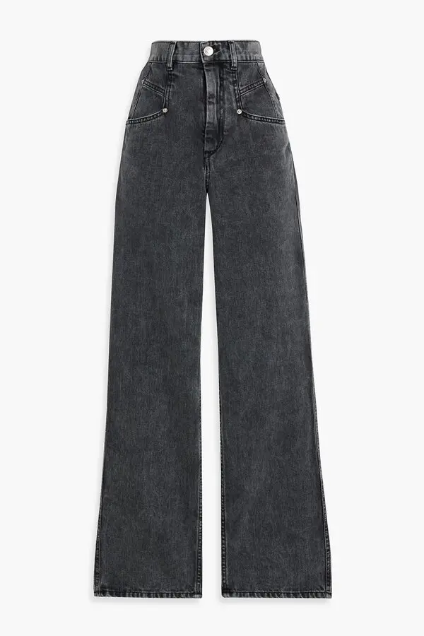 Isabel Marant Dileskoa High-rise Straight-leg Jeans