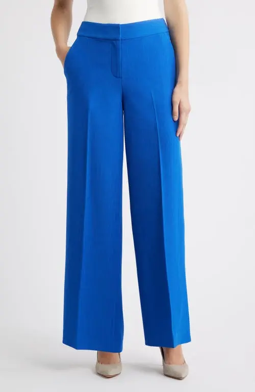 TAHARI ASL Wide Leg Pants - New Royal