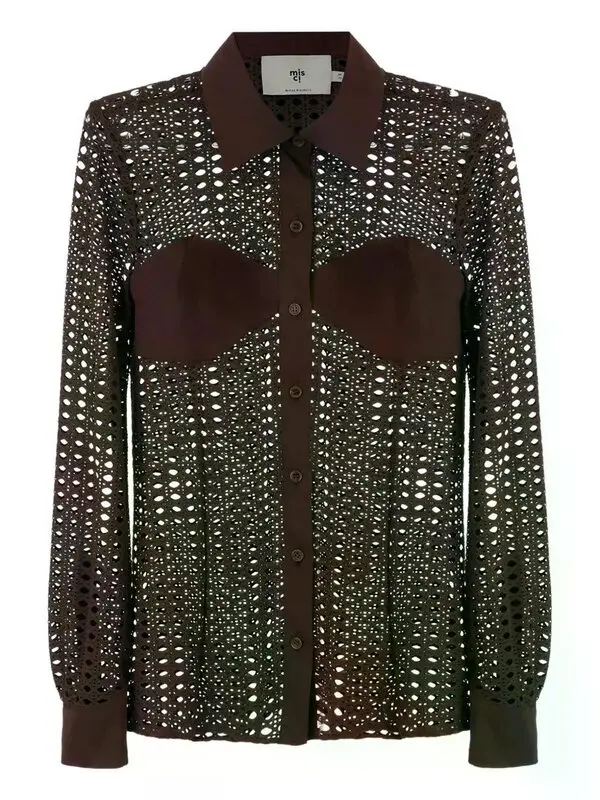 MISCI Livia Button-up Shirt - Brown