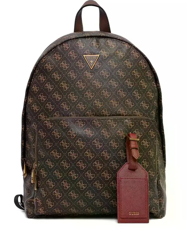 Guess Vezzola Monogram Backpack - Brown