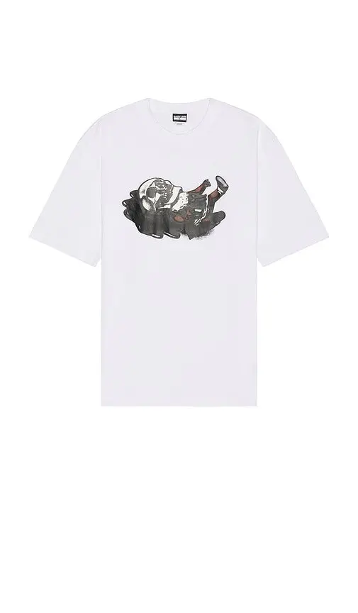 BABYLON Baby Doll Tee In Grey