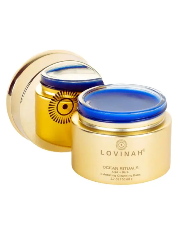 LOVINAH SKINCARE Ocean Ritual Aha And Bha Exfoliating Cleansing Balm