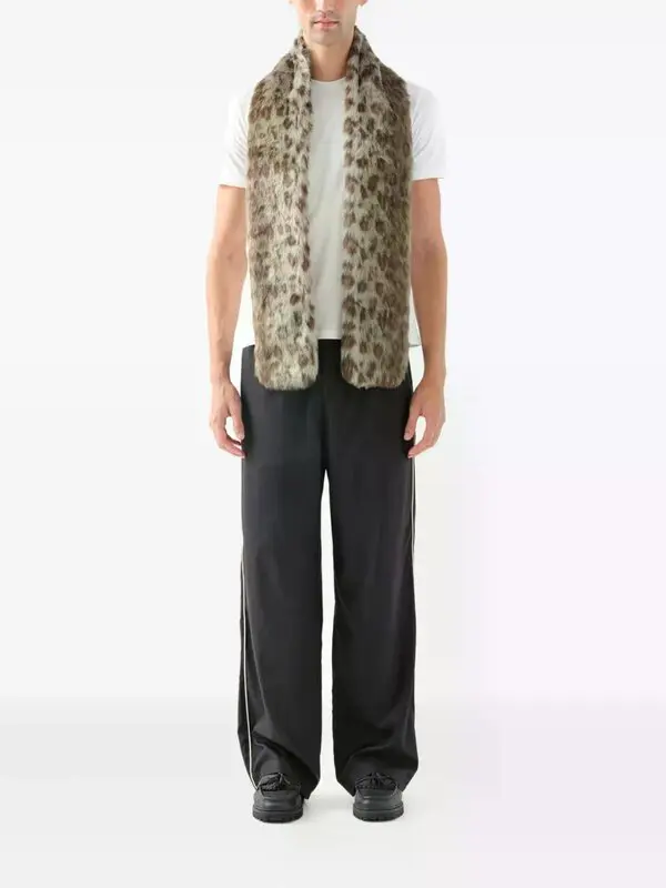 UNREAL FUR Leopard-print Scarf