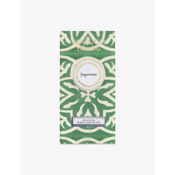 ROCOCO Peppermint 62% Cocoa Dark Chocolate Bar 70g