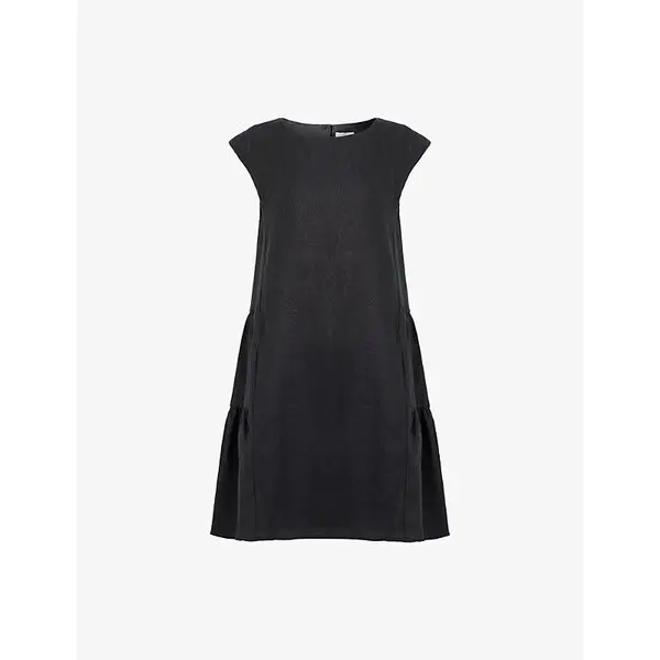 Posse Matilda Flared Linen Mini Dress
