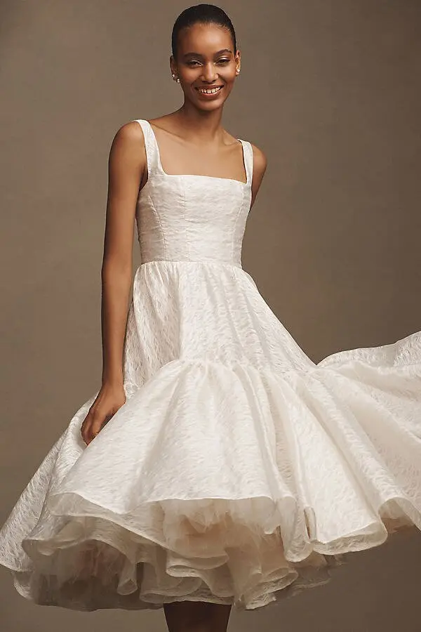 Bronx And Banco Tiara Fit & Flare Midi Gown