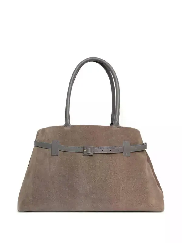 STUDIO CHOFAKIAN Calizo Suede Tote Bag - Cinza