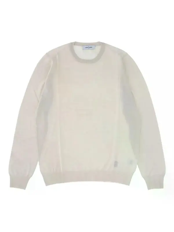 GRAN SASSO Crew-neck Sweater - White