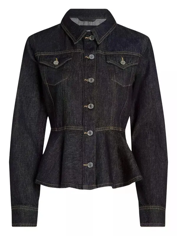 Karl Lagerfeld Denim Peplum Jacket