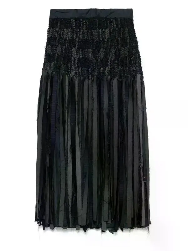 SONIA CARRASCO Patchwork Midi Skirt