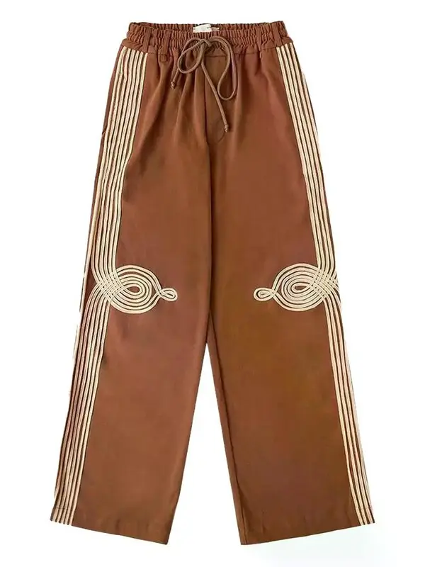 SONG FOR THE MUTE Appliqué Track Pants