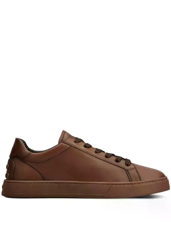 TOD'S Leather Sneakers - Brown