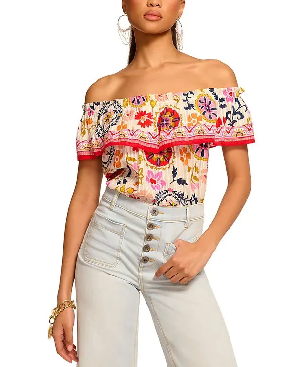 Ramy Brook Maia Off-the-shoulder Top