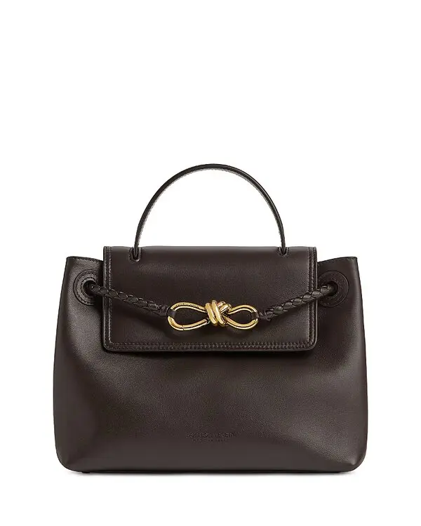 Bottega Veneta Small Ciao Ciao Leather Top Handle Bag - Beige