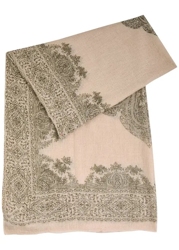 Denis Colomb Shalimar Fuzzy Feutre Cashmere Scarf