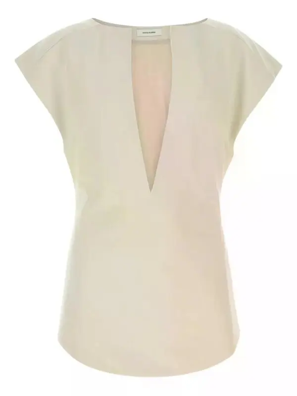 ENTIRE STUDIOS V-neck Top - Neutrals