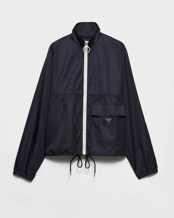 Prada Re-nylon Blouson Jacket - Blue