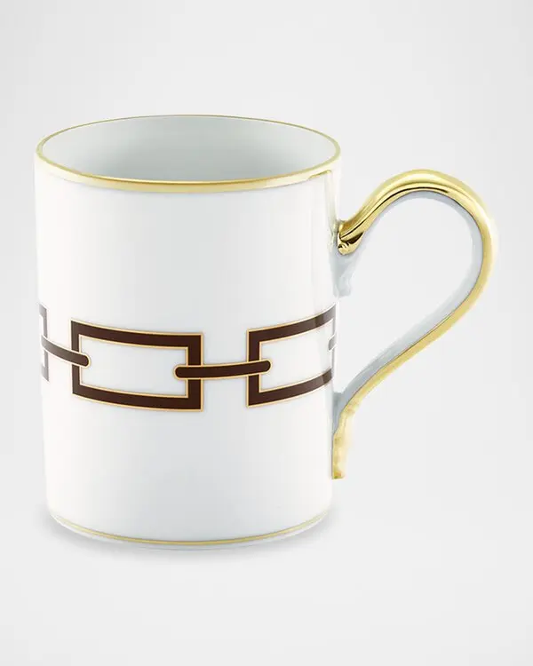 GINORI 1735 Catene Mug, 12.85 Oz - Ebano