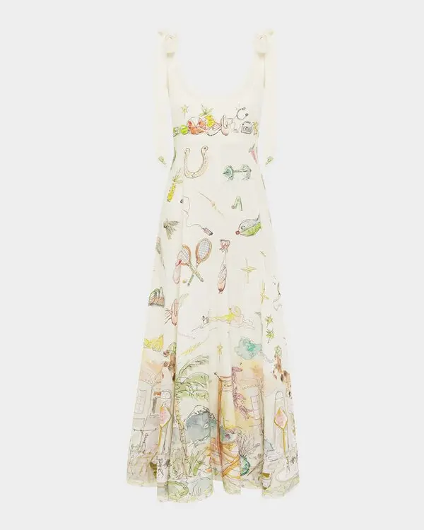 ALEMAIS Anouk Ballet Sundress - Cream