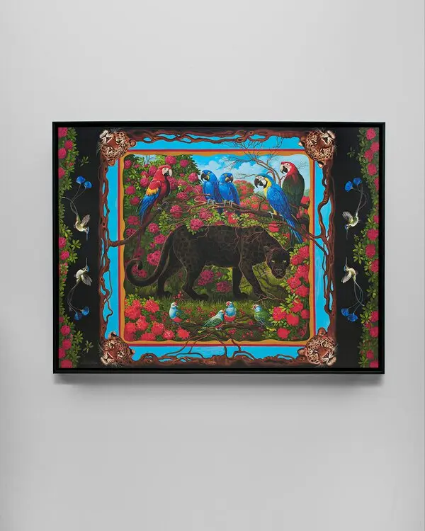 YANA MOVCHAN Black Panther" Giclee Art