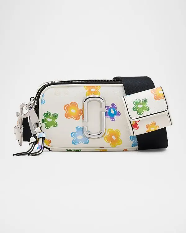 Marc Jacobs Snapshot Wild Daisy Crossbody Bag - White Multi