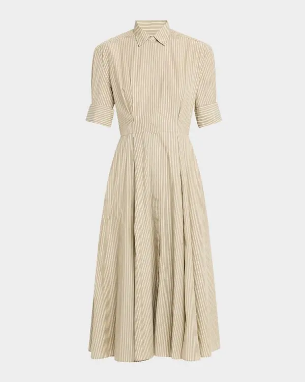 Rag & Bone Aiden Stripe Poplin A-line Dress