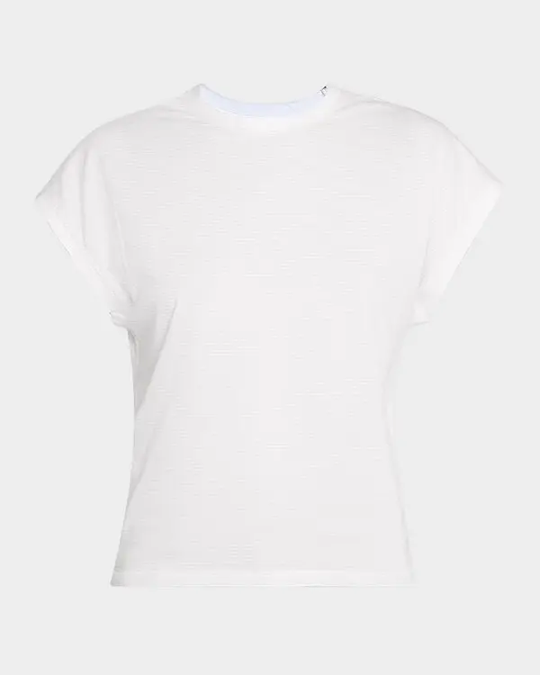 FRAME The Muscle Tee - Powder Blue Multi
