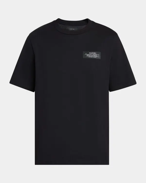 Amiri Label Cotton T-shirt